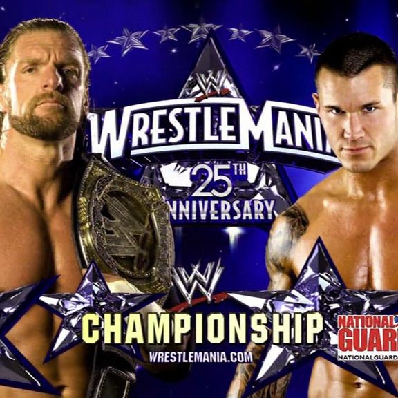 Wrestlemania 25 Match Card