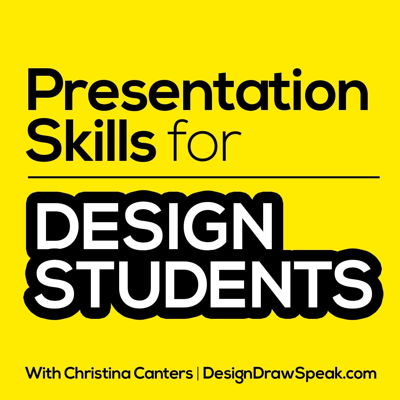 Presentation Skills for Design Students / Episode 18: Lessons From An ...
