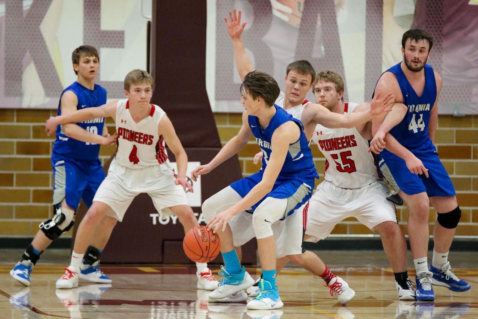 SFMSports High School / Pierz Pioneers vs Virginia Blue Devils Boys ...