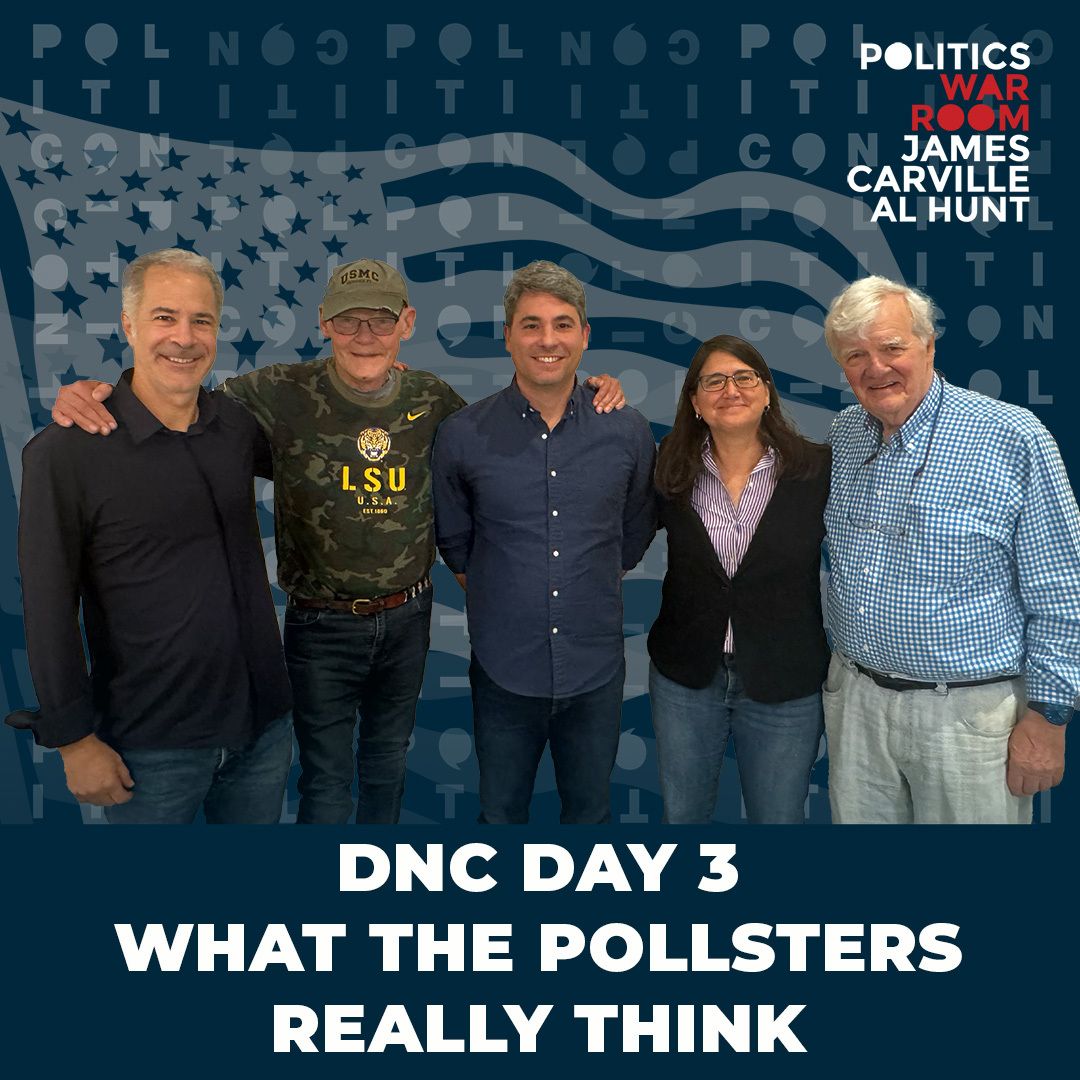 Politics War Room with James Carville & Al Hunt / DNC Day 3 - What The ...