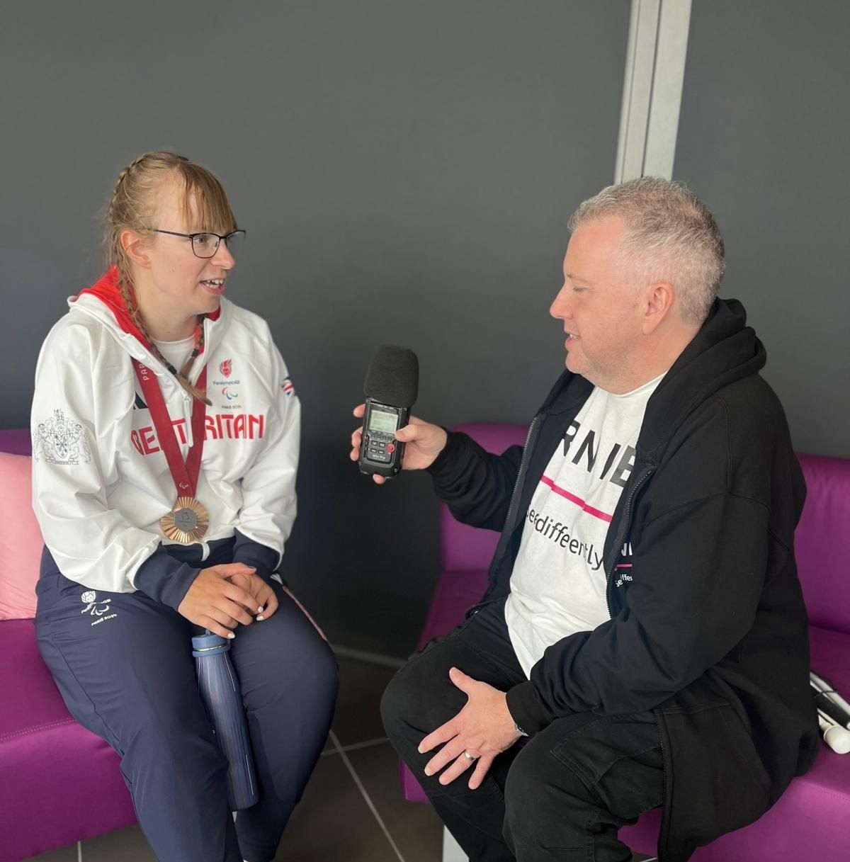 RNIB - See Sport Differently / Anna Nicholson Talks Winning Shot Put ...