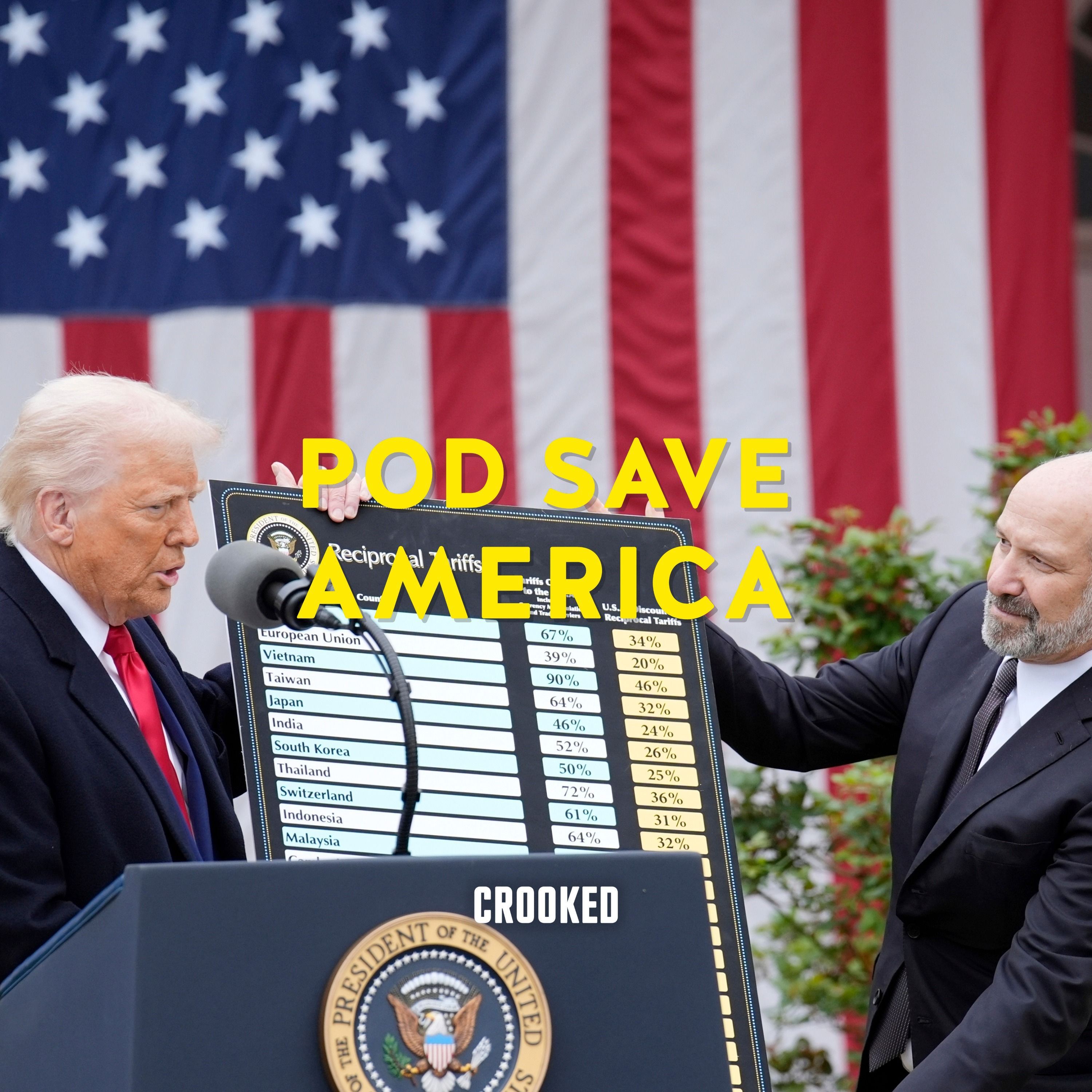 Pod Save America / Trump's "Liberation Day" Crashes the Stock Market